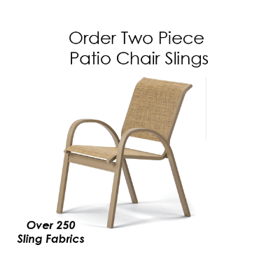 Custom Replacement Slings for Patio Chairs & Chaise Lounges | Durable ...