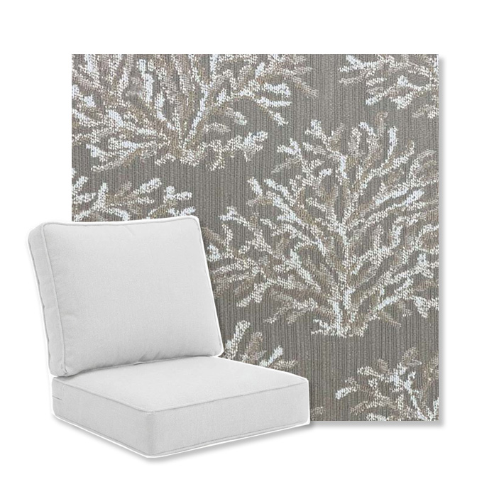 Coral Bay Natural Universal Deep Seating Replacement Cushions in ...