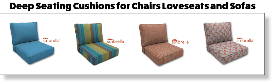 Custom Outdoor Patio Furniture Cushions & Replacement Slings | Cascadia ...